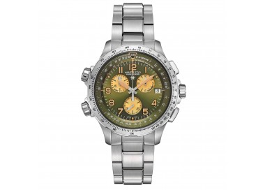 Hamilton khaki aviation x-wind gmt chrono quartz 46mm H77932160